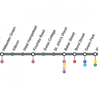 Jubilee Line map - London Blog