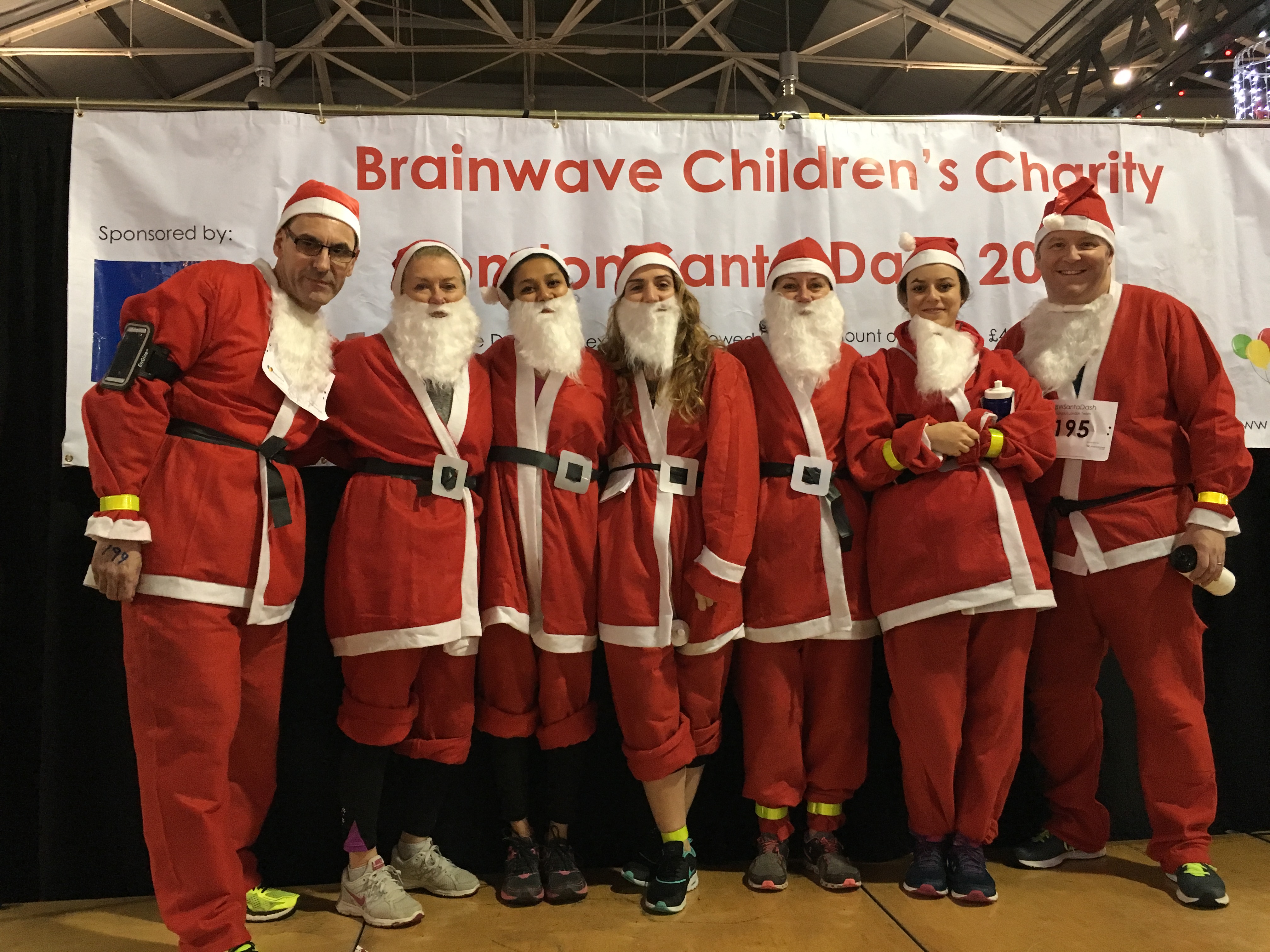 London Santa Dash for BrainWave - London Blog